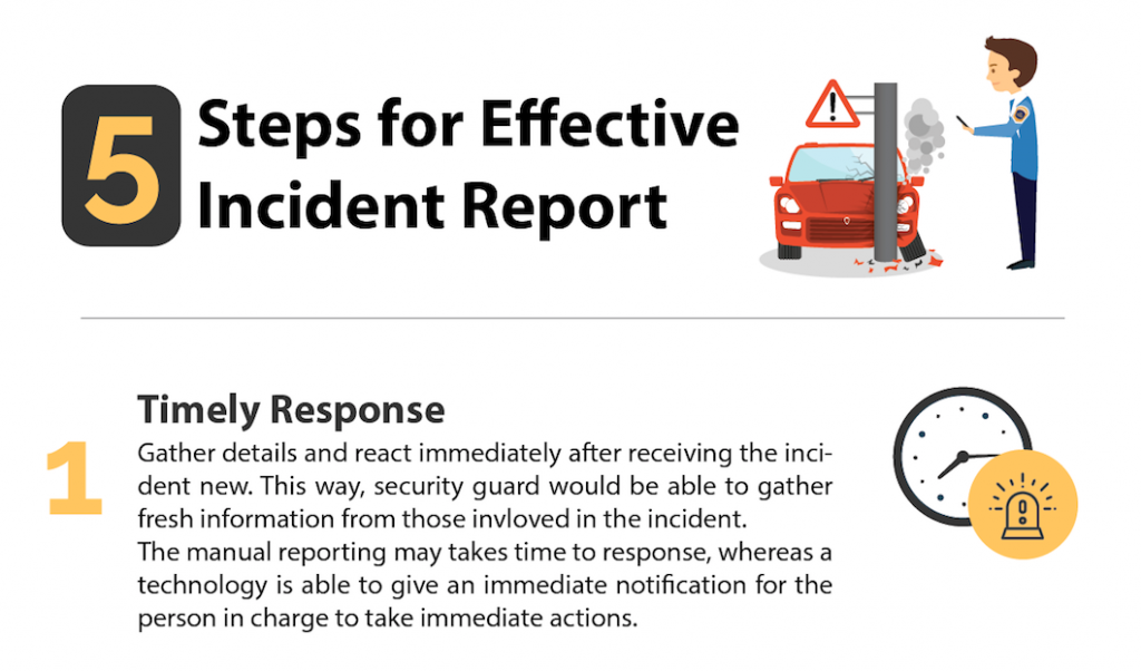Infographic - 5 Steps for Effective Incident Report - Adeptforms